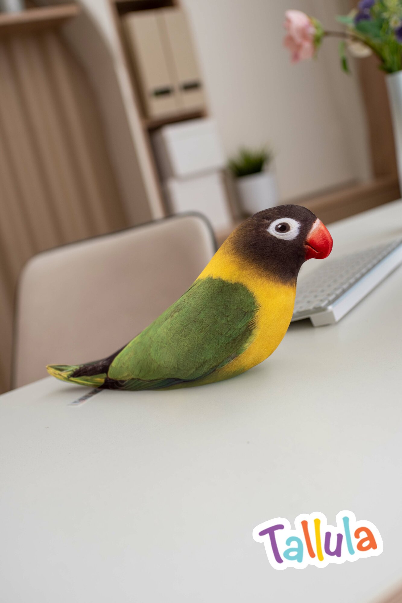 Мягкая игрушка Tallula антистресс Попугай неразлучник