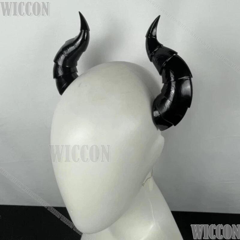 Костюмные рога из полиэстера WICCON Черный, Horn I-15cm, Hair Clip