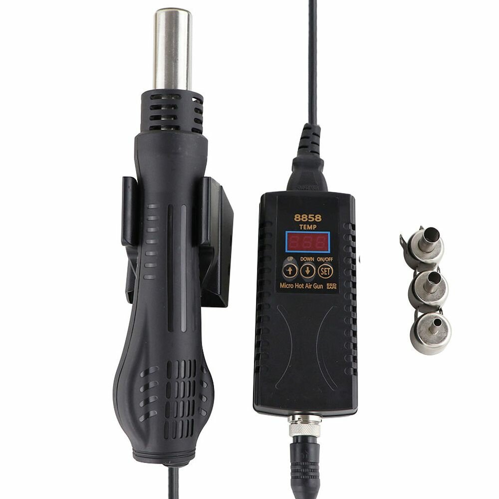 Паяльный фен 700 Вт, Керамический нагреватель, 1 предметов