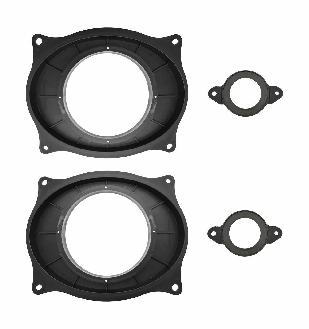 Подиумы пластик для установки динамиков в Toyota Camry 2012 - 2018 6*9 Фронт (16 см, жестк.)