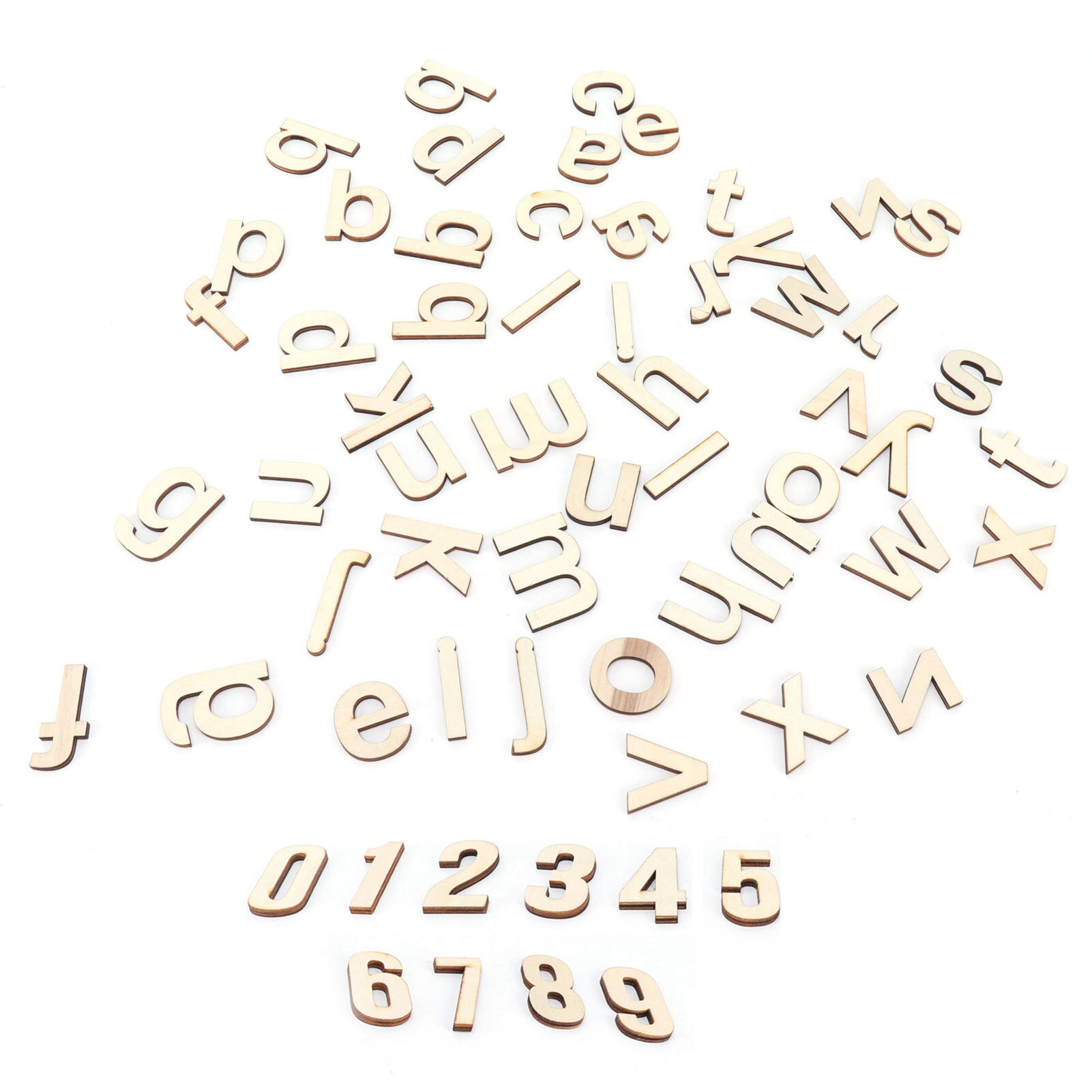 Деревянные фишки с буквами английского алфавита, 124 шт, для декора дома, гостиной
