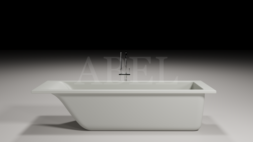 Прямоугольная ванна из литьевого мрамора Abel Classic 190*90 глянец с ножками