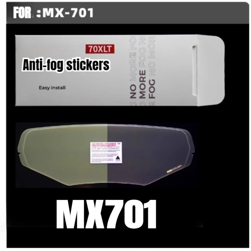 Визоры для шлемов LS2 MX702 MX701 PIONEER II, антизапотевающие наклейки, светло-черные линзы, для мотоциклетных приключенческих шлемов, цвет «электронный пистолет» (красный) MX701 pinlock