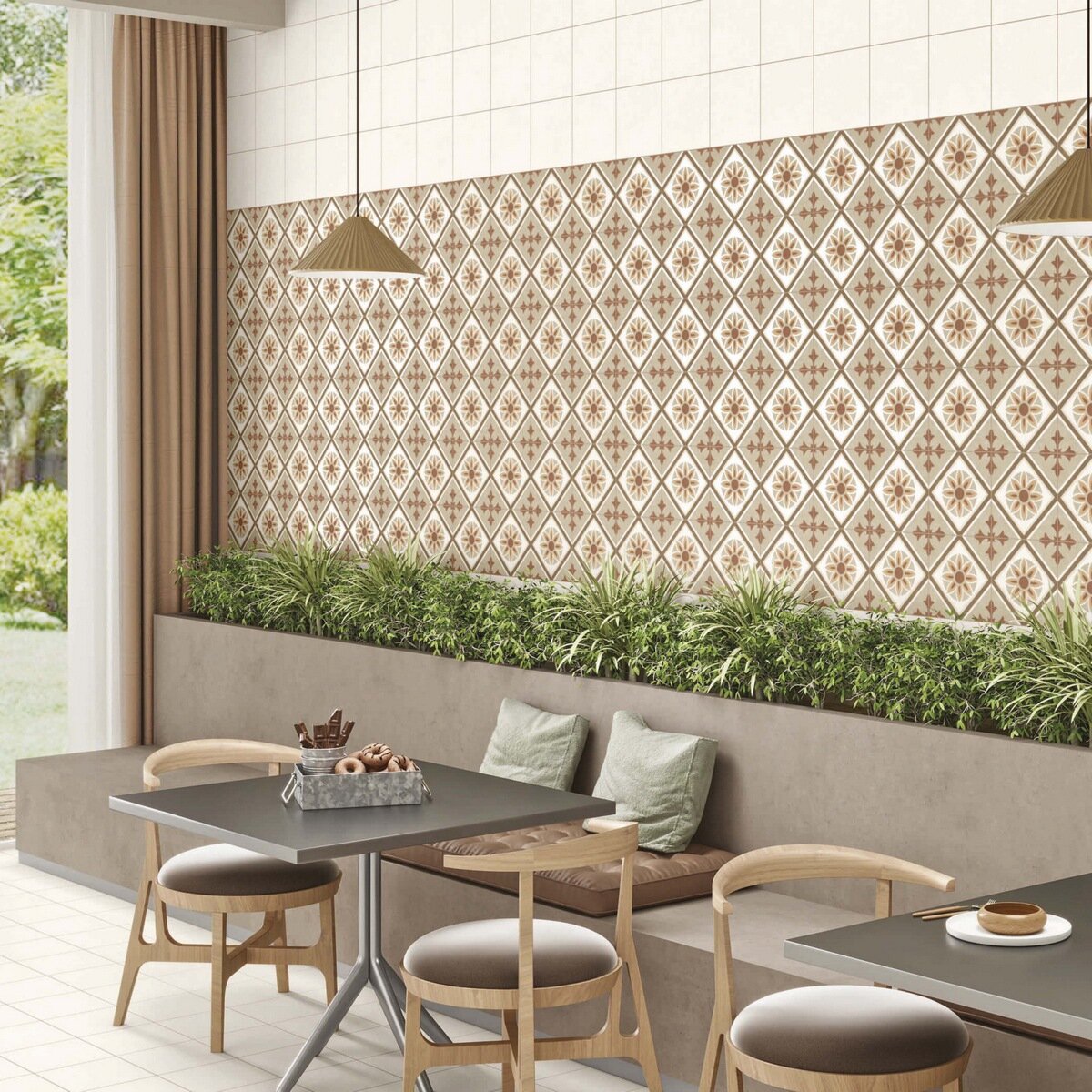 Керамогранит Motto Levels Sand Decor 1038 20x20 N100077 матовая Износостойкая, Мелкоформатная, Морозостойкая, морозостойкая