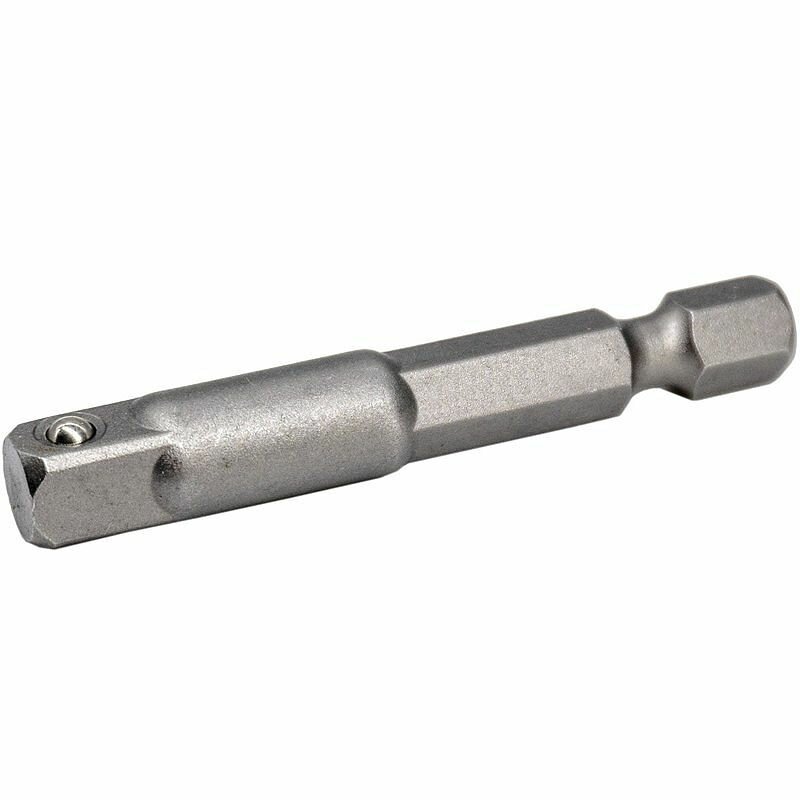 Адаптер (переходник) для торцевых головок 1/4" 50 мм хвостовик E6,3 мм mte