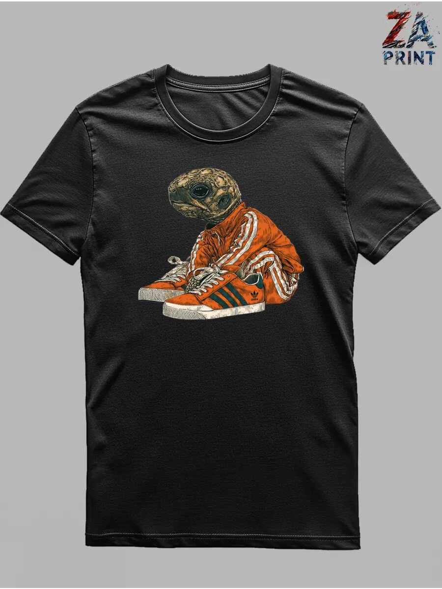 Футболка черепаха адидас
