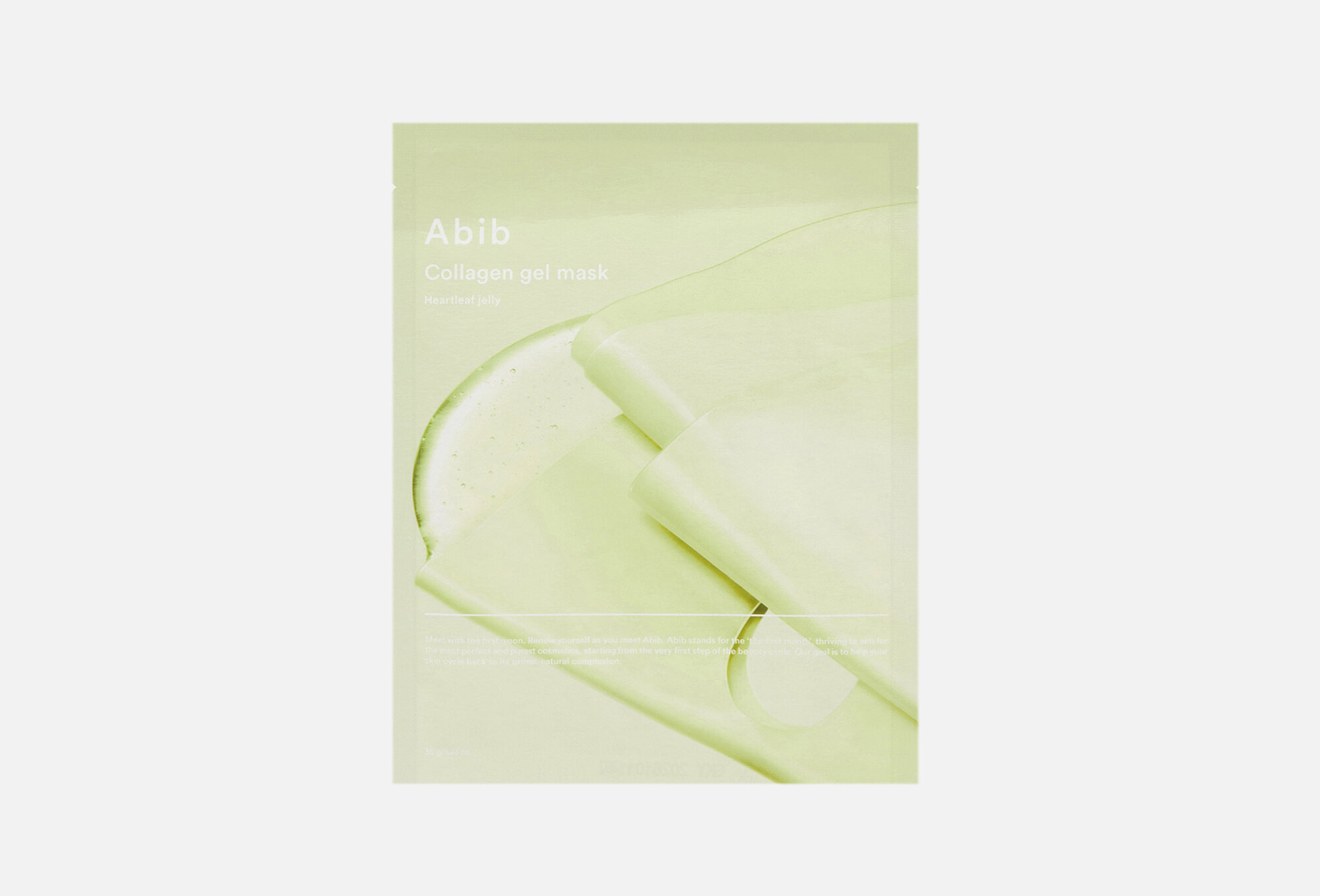 Гидрогелевая маска для лица ABIB Collagen gel mask Heartleaf jelly