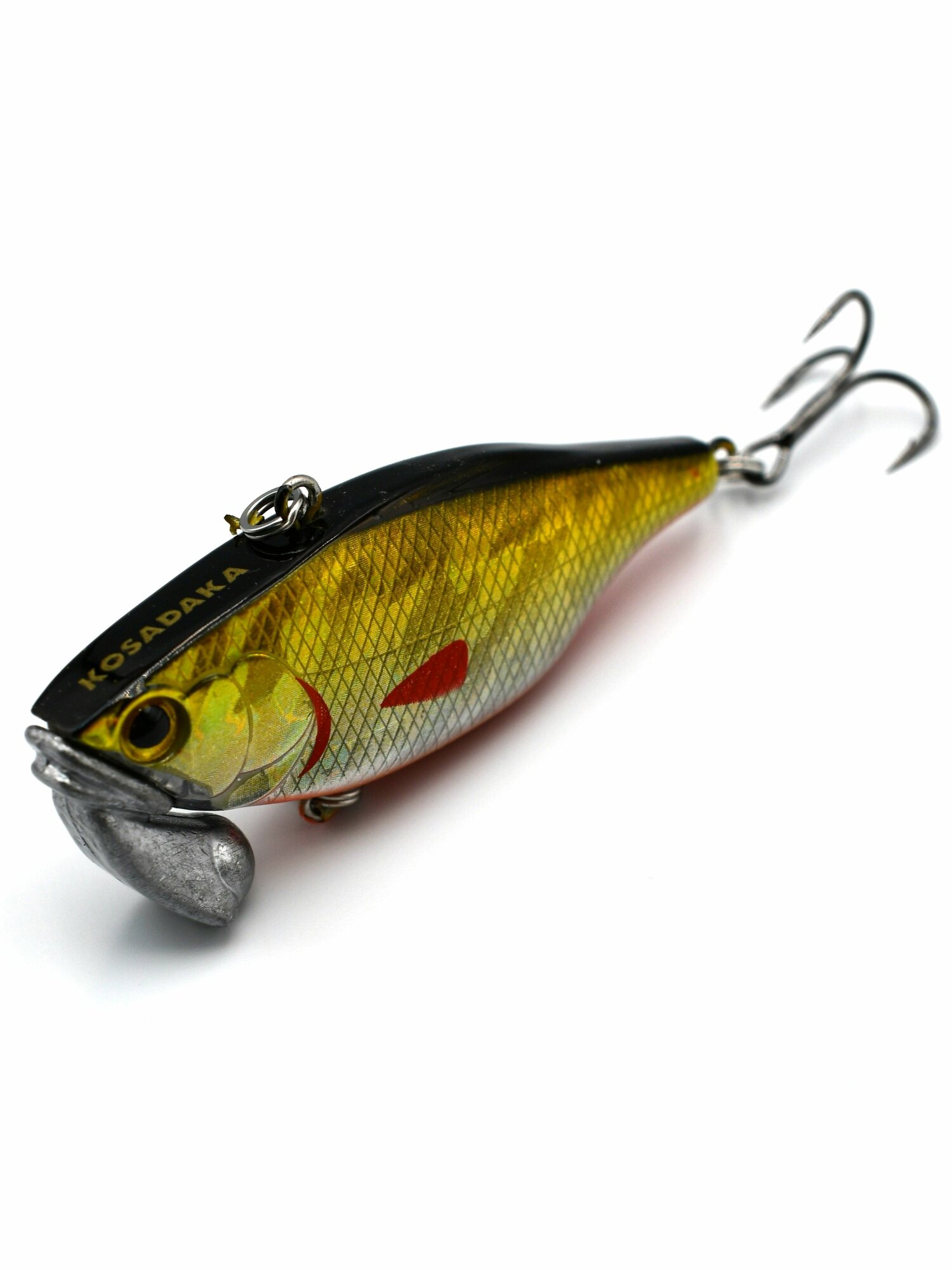 Виб воблер Kosadaka Trigon TN 70мм 31.5г REV (Революция) Сильная вибрация, Дальний заброс, Ловля Щуки и Судака Японское качество