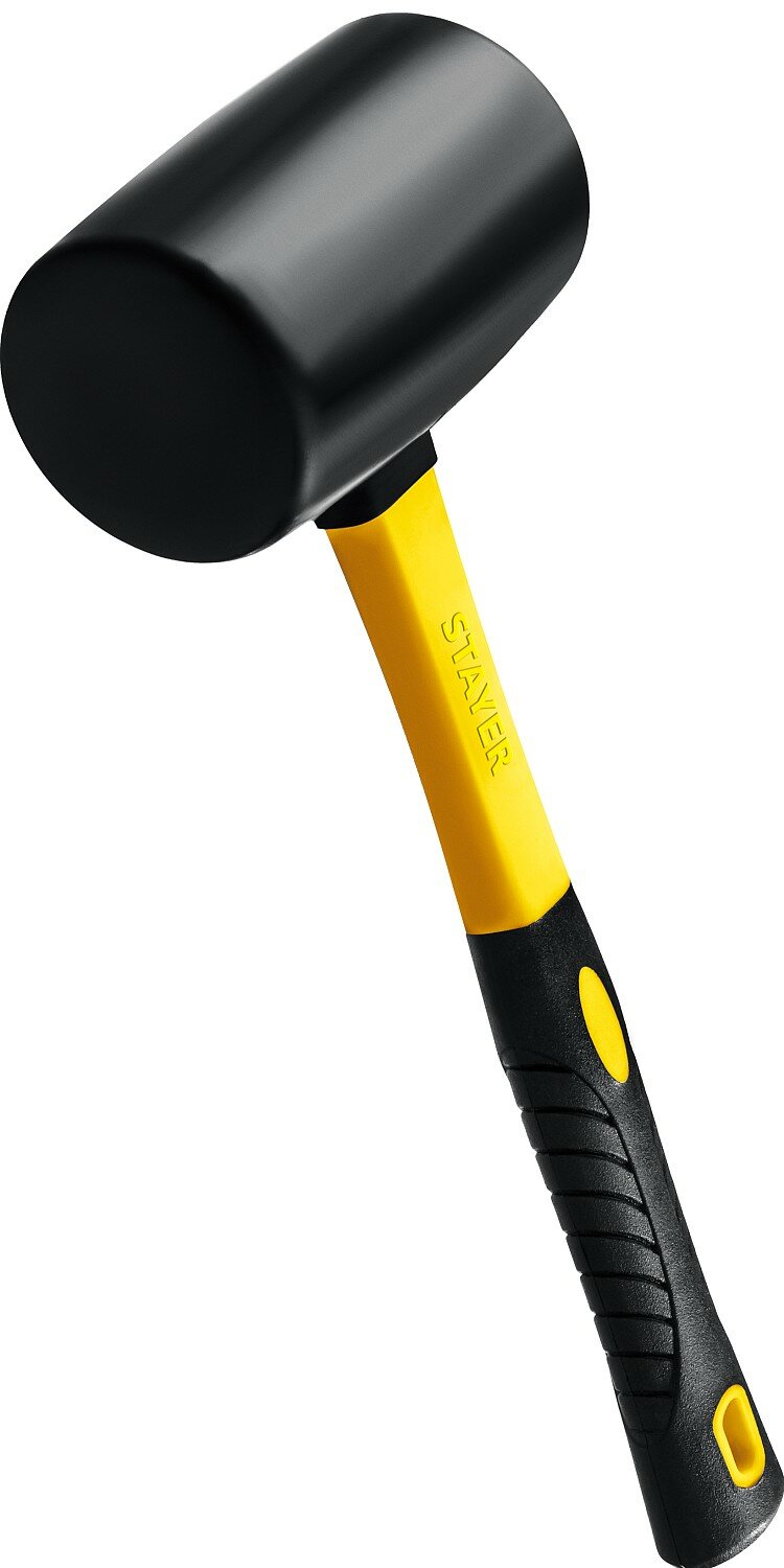 Киянка резиновая STAYER черная, вес 450 г, серия Professional, ударопрочная