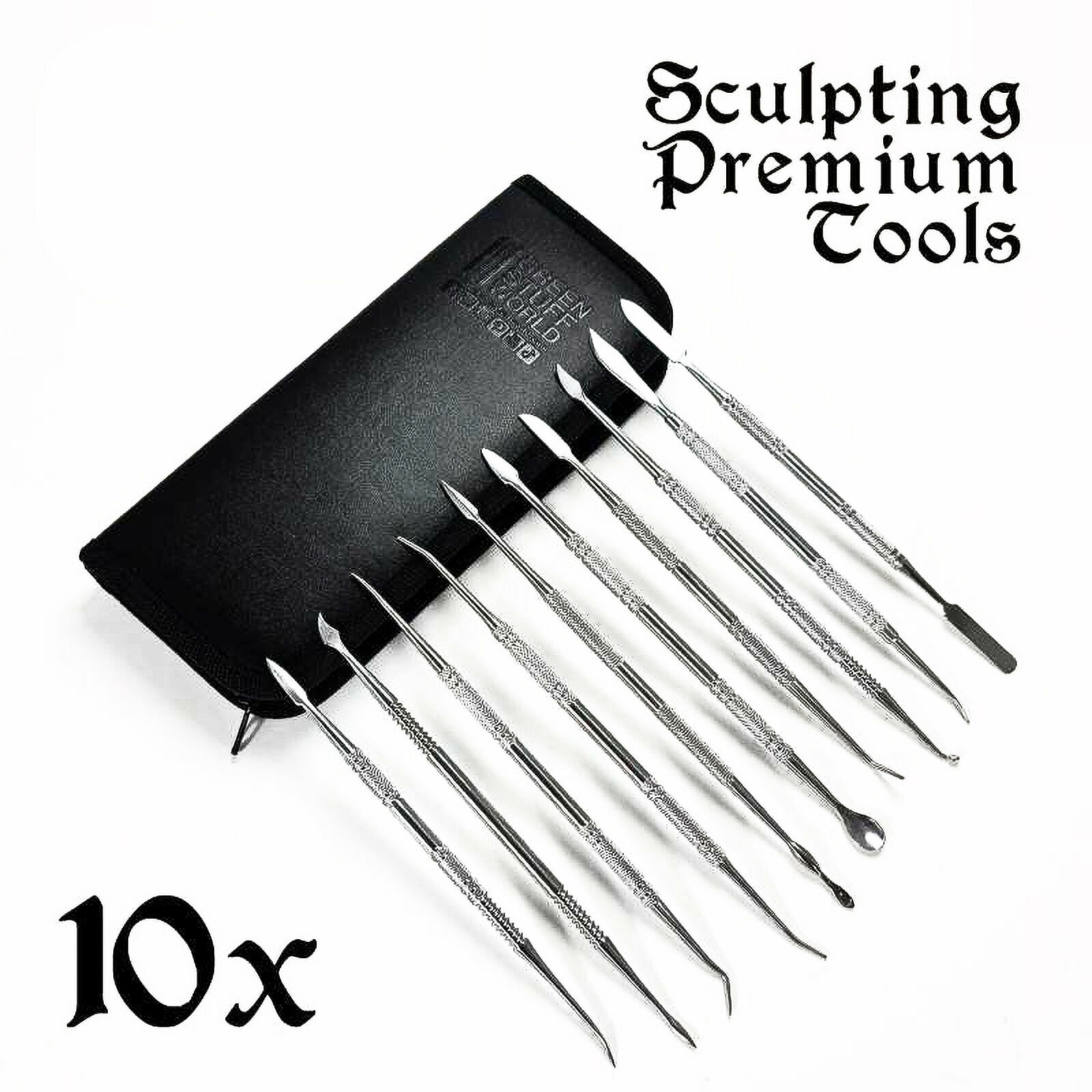Инструменты для лепки Green Stuff Premium World Sculpting Tool Set, 10 предметов