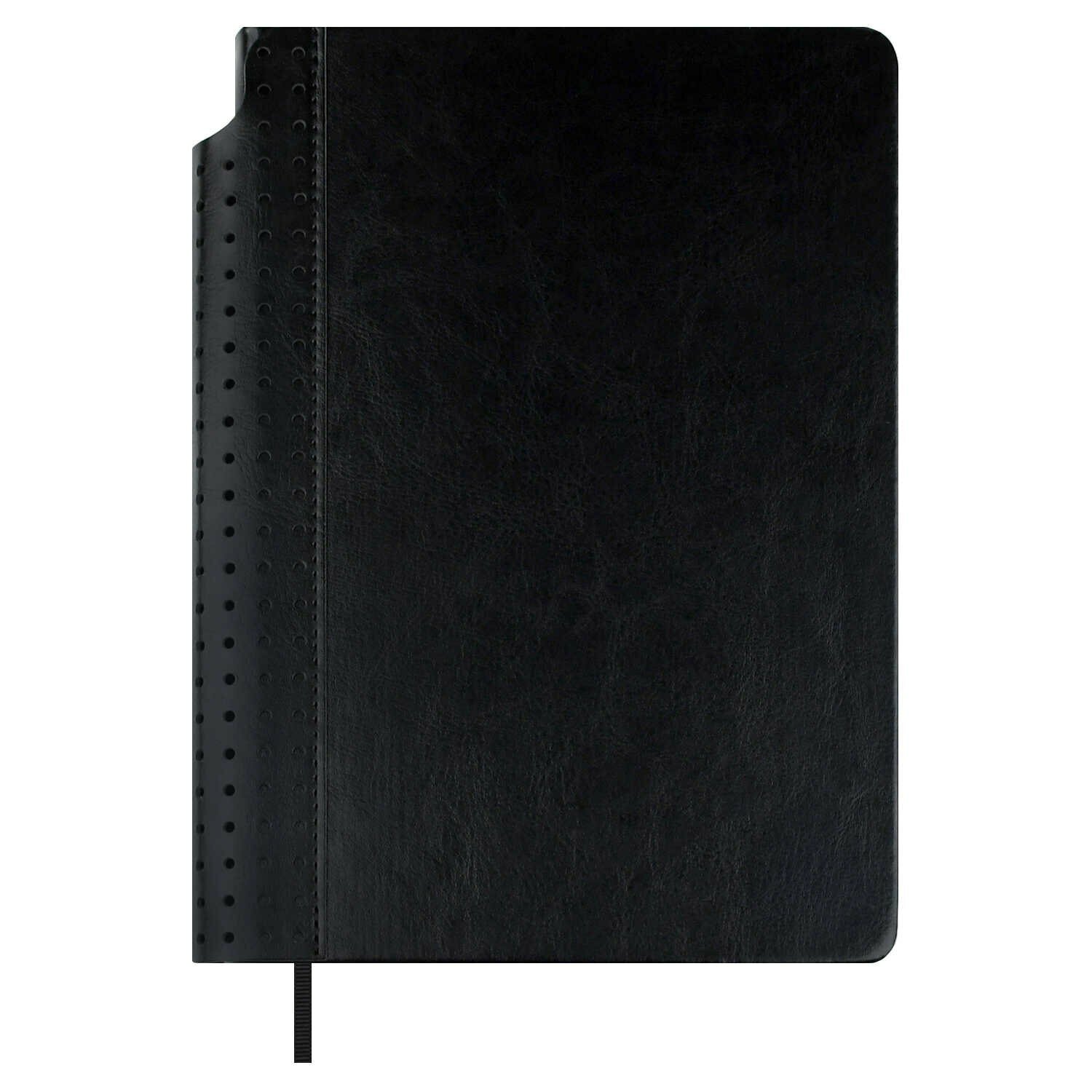 Ежедневник недатированный "Сариф" чёрный, формат А5, 160 л, твёрдый переплёт, искусственная кожа, ESCALADA, перфорация