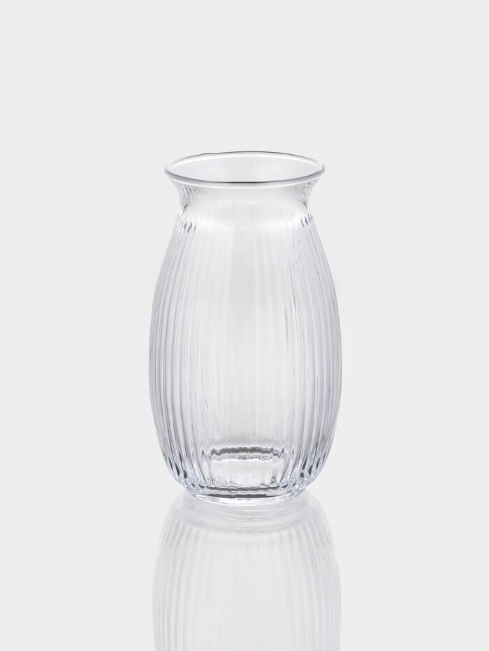Стакан Veliu, 8×8×14 см, стекло, прозрачный