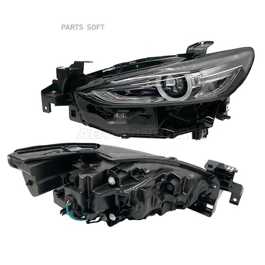 Фара Mazda 6 17- / Atenza 18- (Слева/ LED/ С электрокорректором) от официального дистрибьютора, SAT, артикул ST21611MD6L