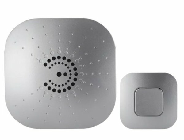 Звонок беспроводной Bionic Silver ЭРА