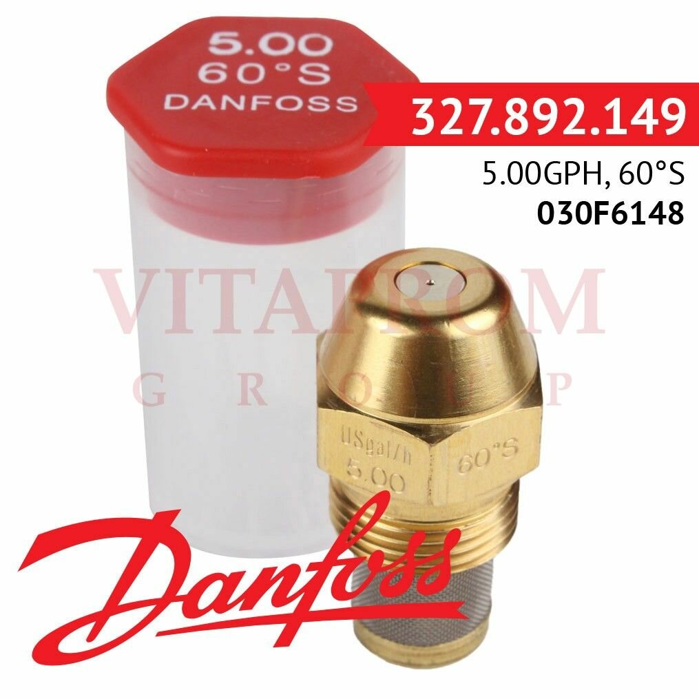 Форсунка Danfoss 5.00GPH, 60S, 030F6148