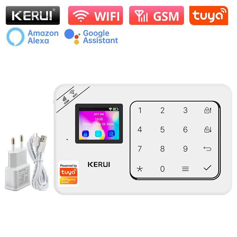 Комплект сигнализации KERUI W181 Wi-Fi GSM Европейская вилка (EU Plug), only W181 2G panel