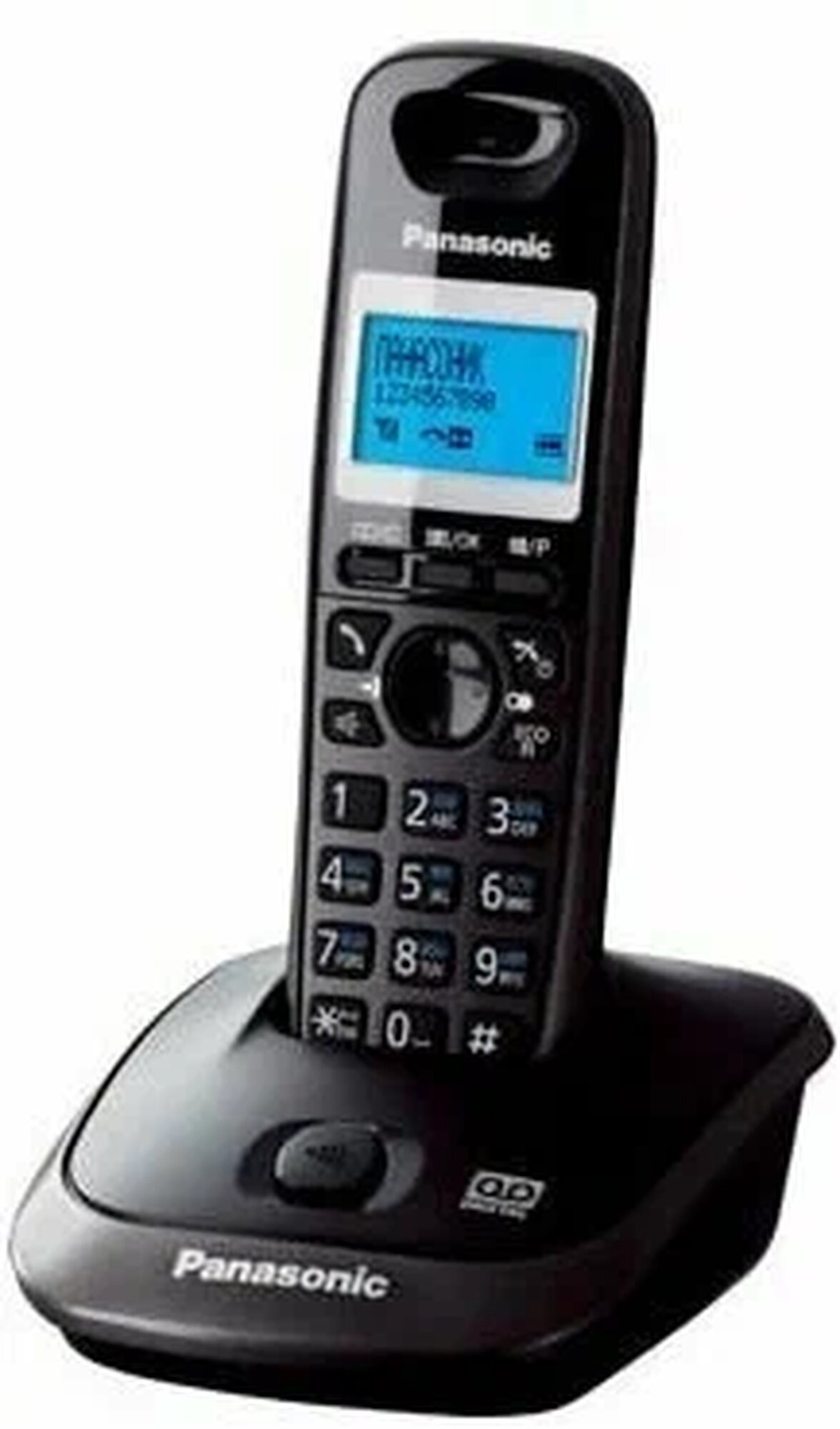 Р/Телефон Dect Panasonic KX-TG2521RUT темно-серый металлик автооветчик АОН