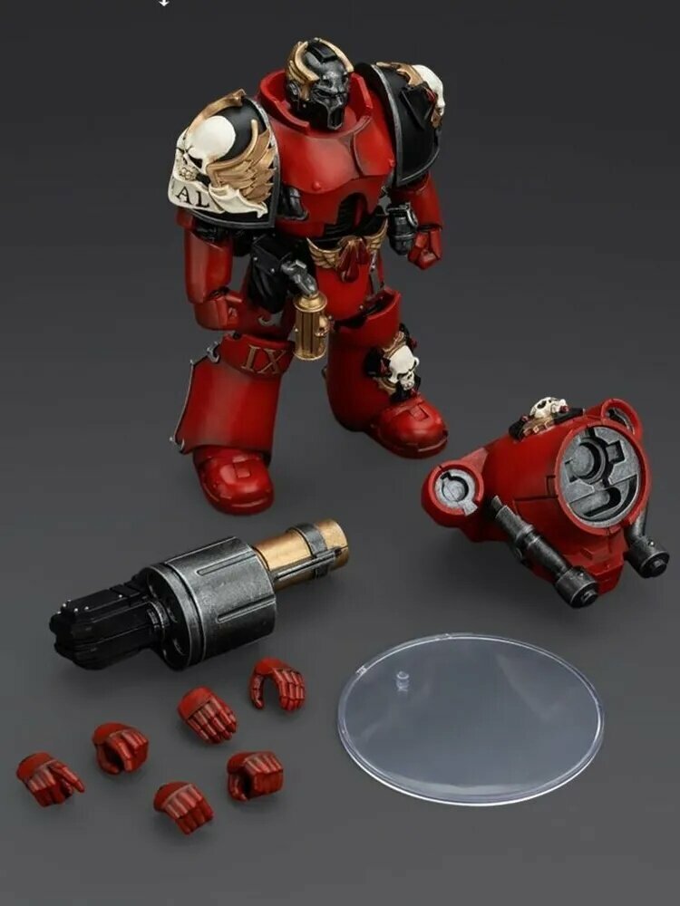 Подвижная фигурка JOYTOY Warhammer 30K 1/18 Action Figures Arch-Erelim with Angel's Tears Grenade Launcher