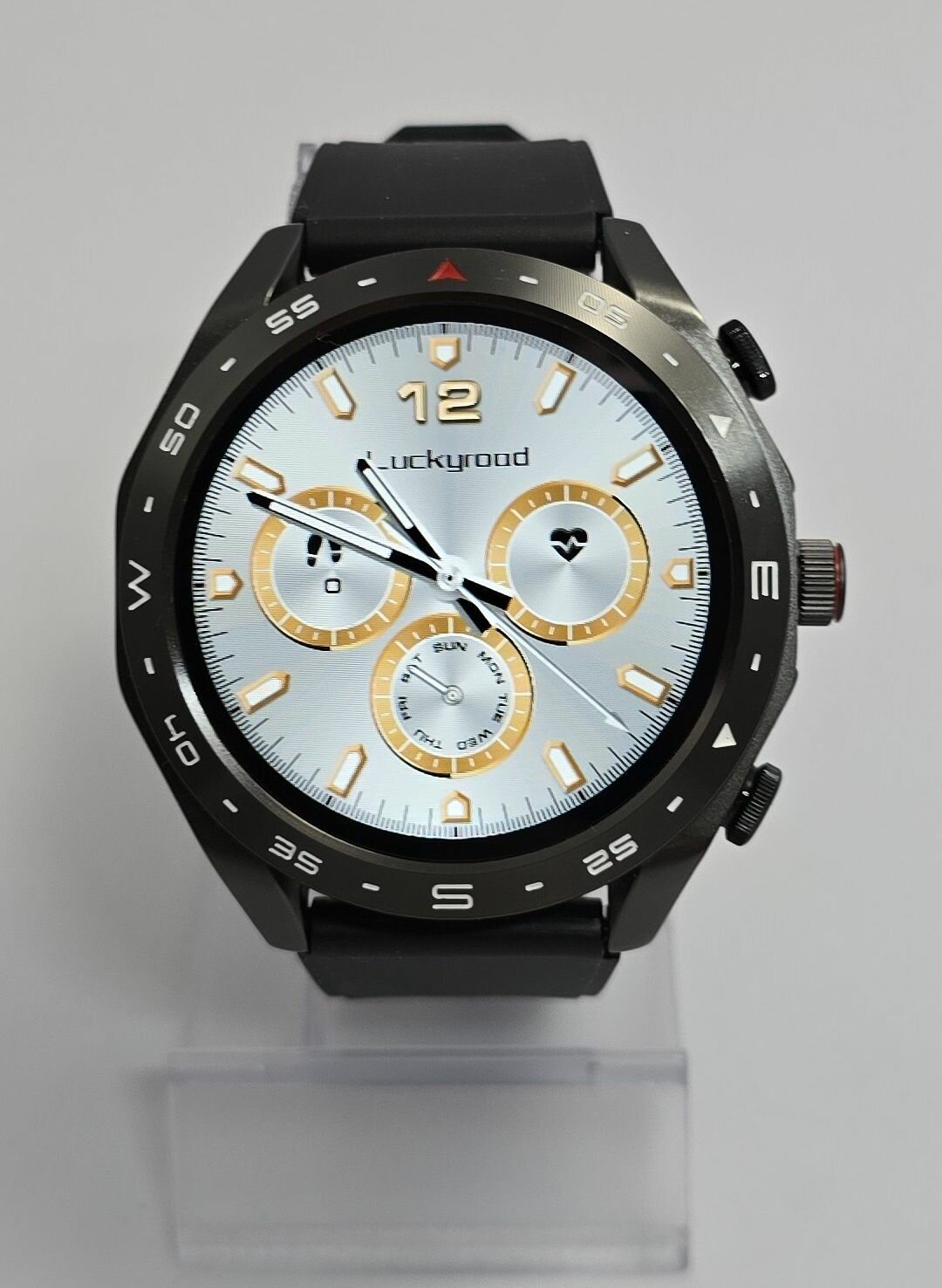 Смарт часы круглые Lk watch 8 со встроенными наушниками TWS