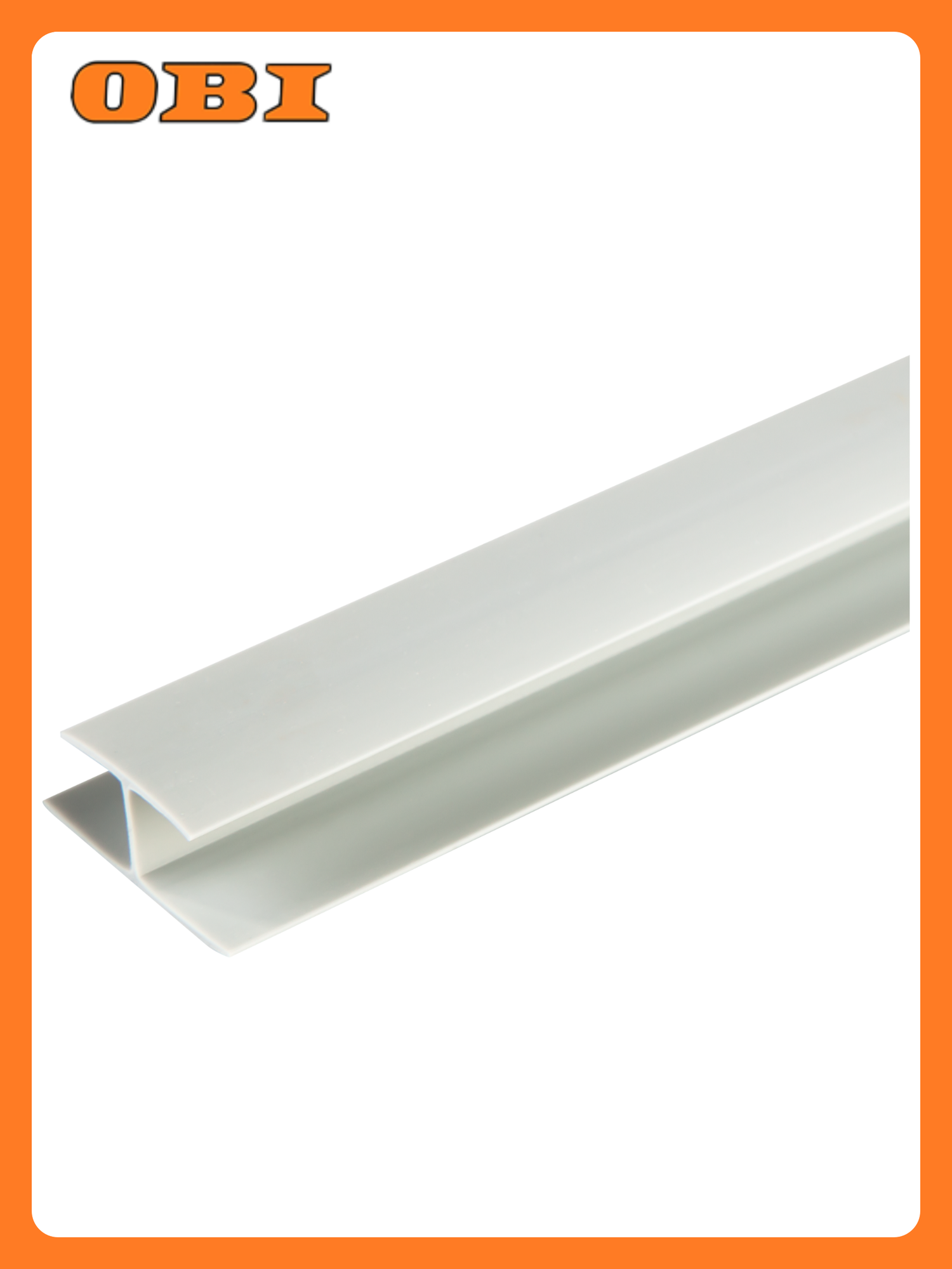 Профиль ПВХ Группа компаний "РСП", для панелей ПВХ, белый, матовый, 5x35x3000мм