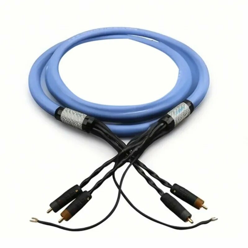 Аудиокабель, 2 м, черный