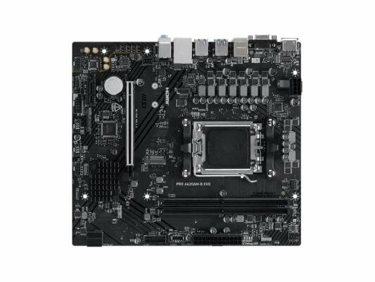 Материнская плата MSI PRO A620AM-B EVO Socket AM5 AMD A620A 2xDDR5 mATX AC`97 8ch(7.1) 2.5Gg RAID+VGA+HDMI