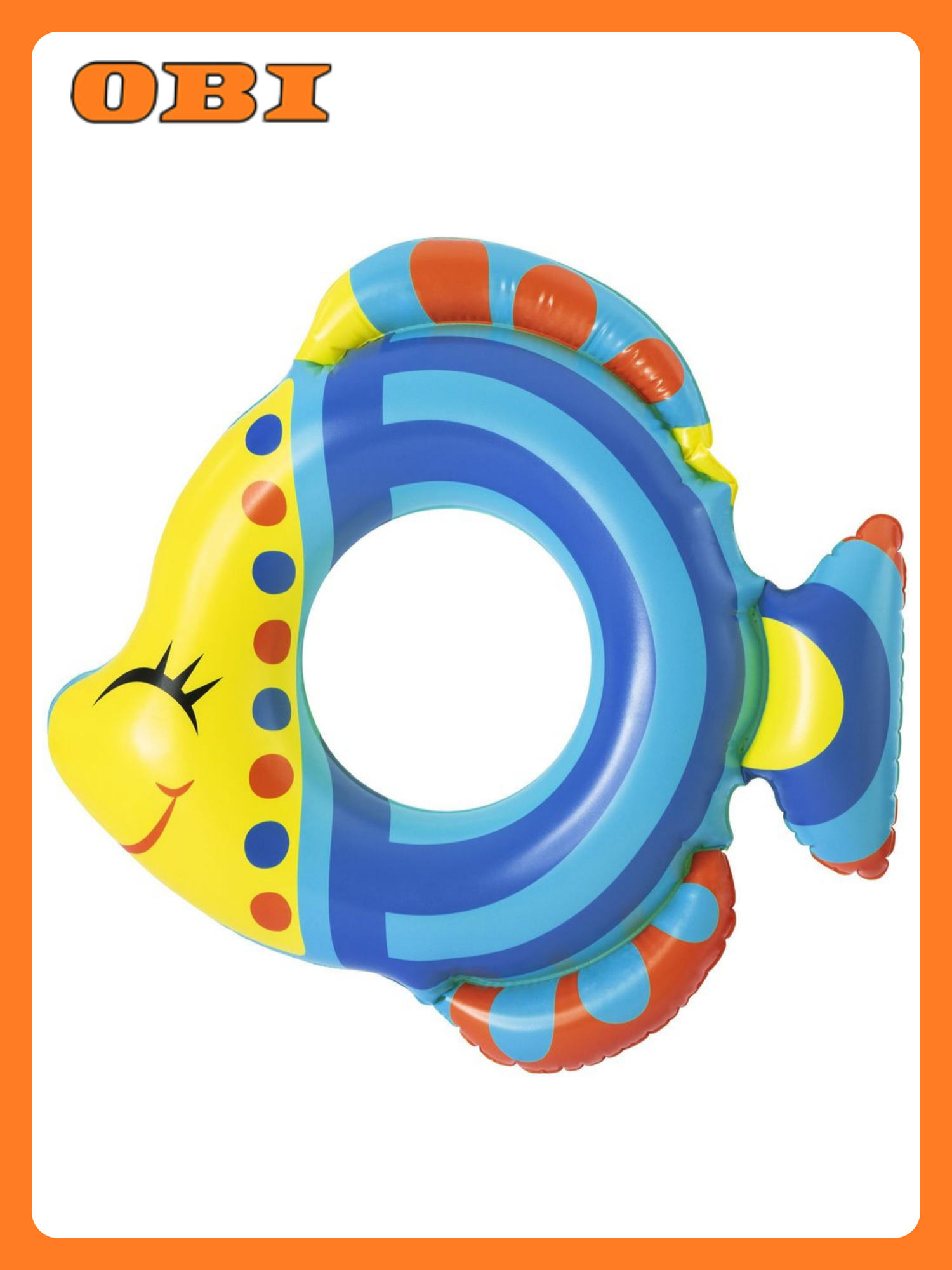 Надувной круг Bestway "Fish", 81x76 см, 1 место, в ассортименте