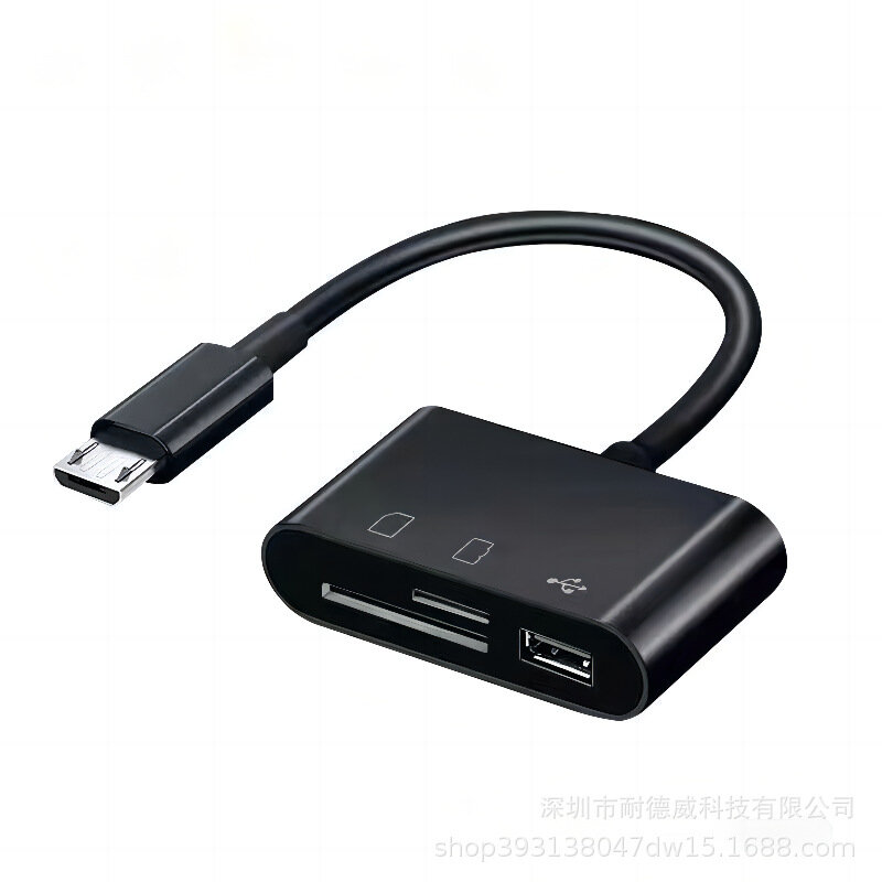 Micaro OTG карт-ридер с Type-C портом, совместимость с TF/SD/USB-накопителями для мобильных устройств