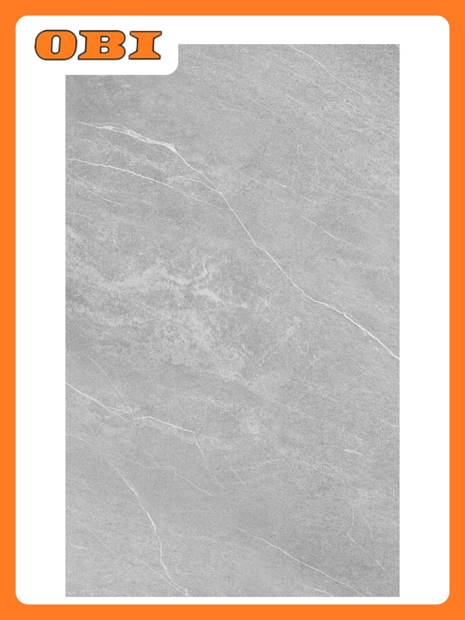 Плитка Gracia Ceramica "RIBEIRA", керамическая, глянцевая, серая, 30x50 см