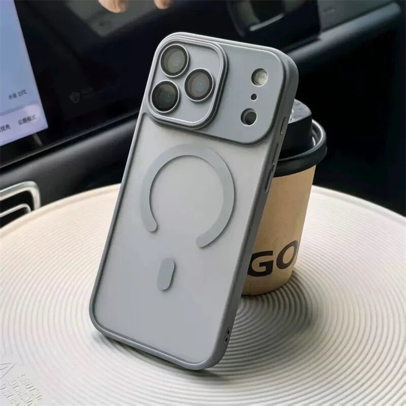 Серый чехол Magsafe для iPhone 13 Pro Max
