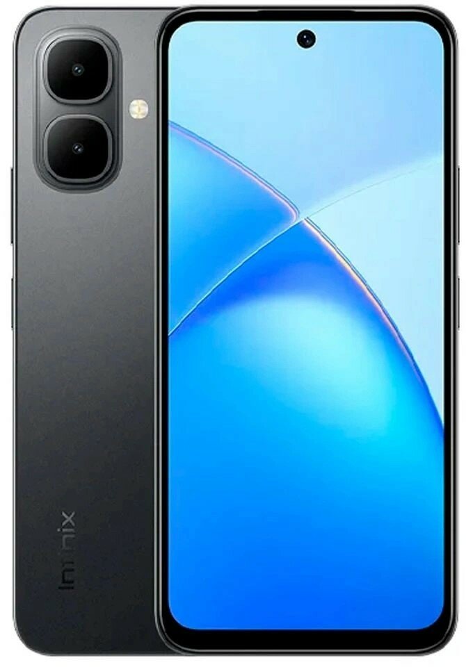 6.67" Смартфон INFINIX Smart 10 4/128Gb, X6725D, NFC, IPS, 120Гц, 5000мAч, черный