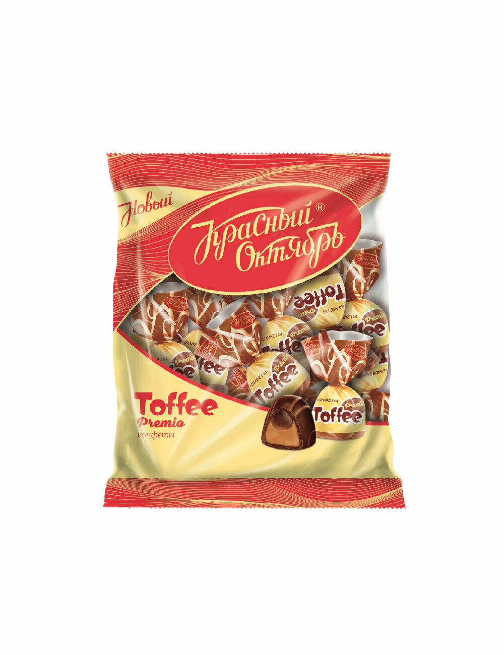 Конфеты Красный Октябрь Toffee Premio 250г 1шт