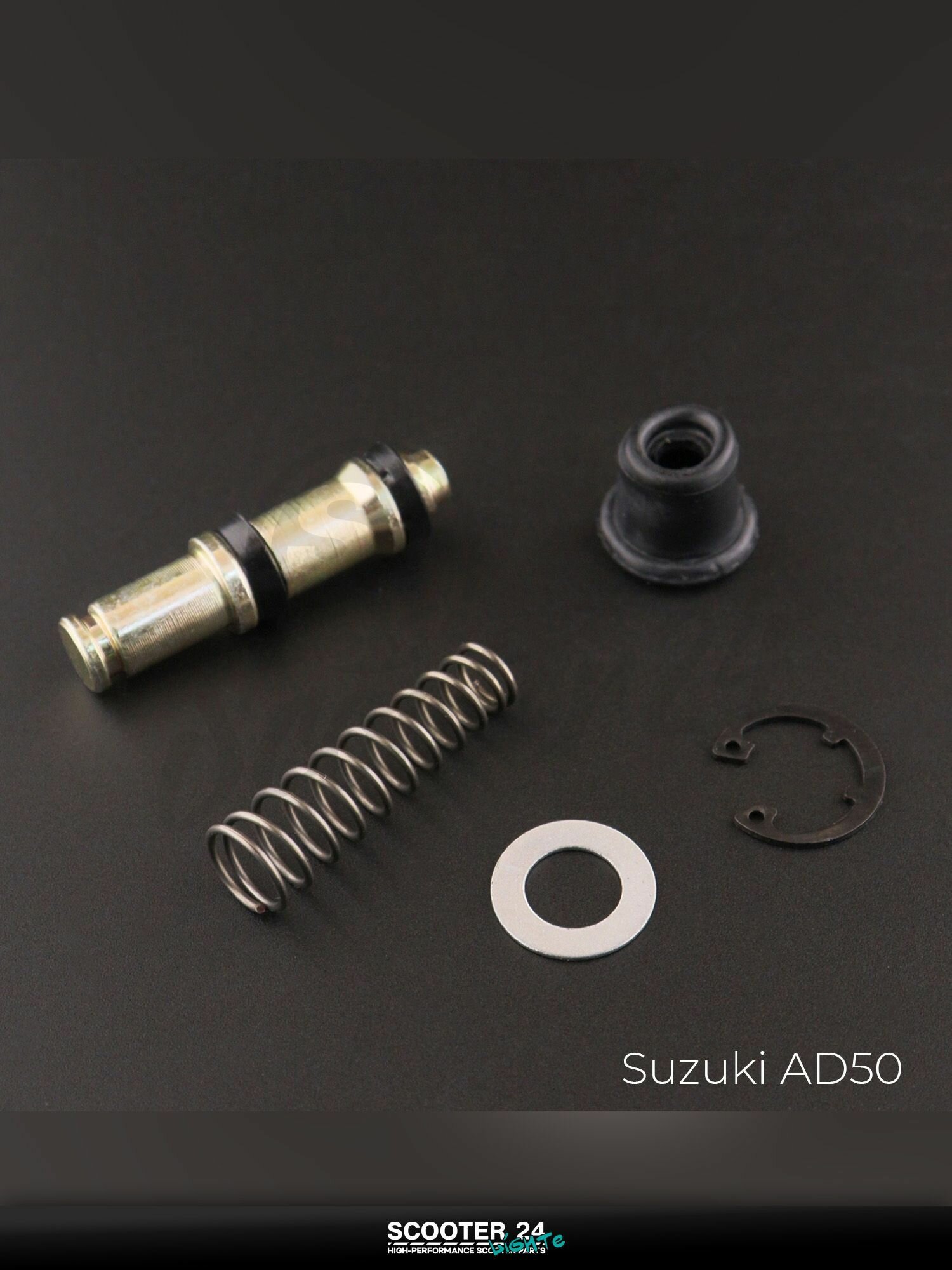 Ремкомплект машинки тормозной (ГТЦ) на мопед и скутер Suzuki AD50 (правой) "BEEZMOTO" / Сузуки Ад