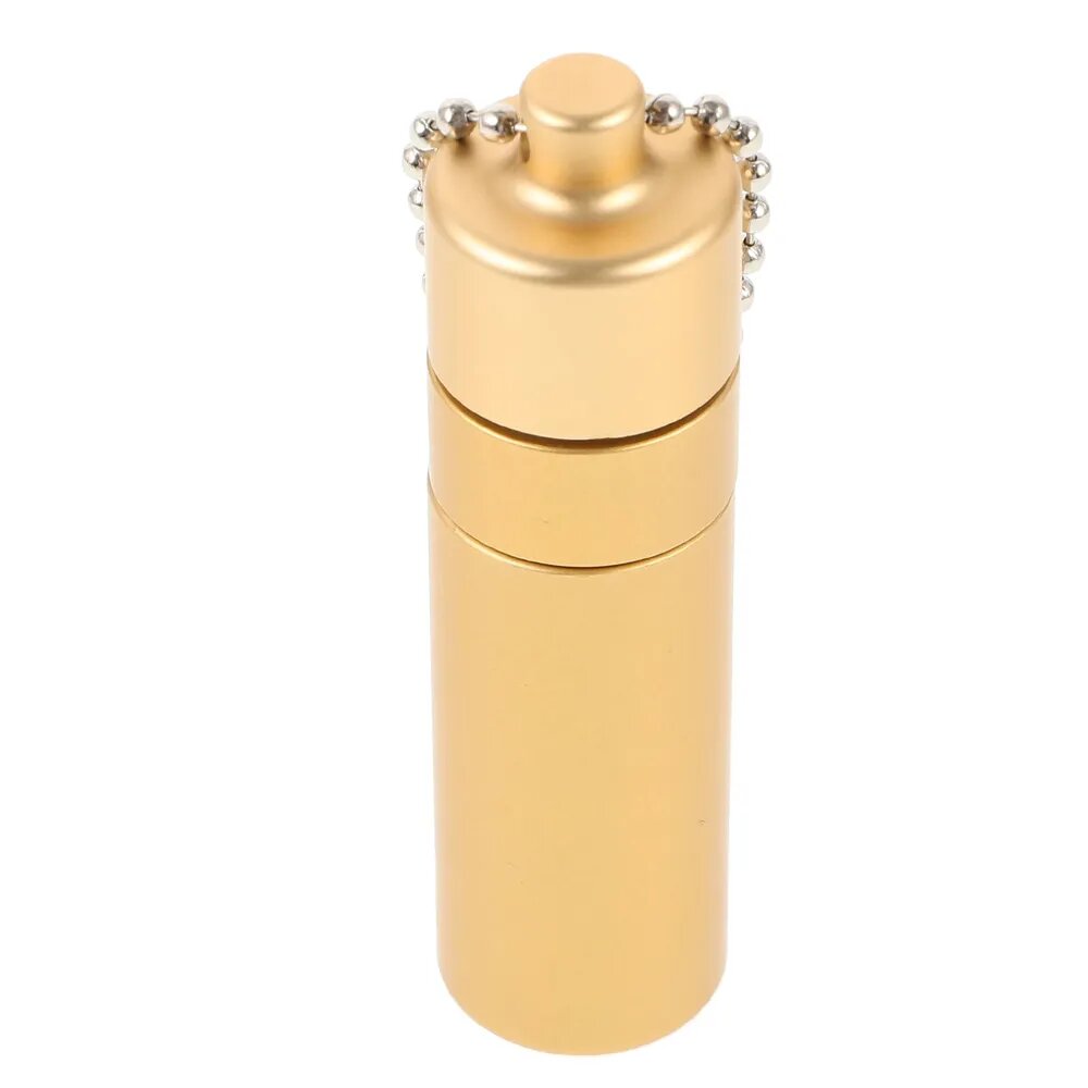Мини Спиртовка Для Рыбалки И Походов Из Нержавеющей Стали Золотого Цвета Размер 7.00X1.50X1.50CM