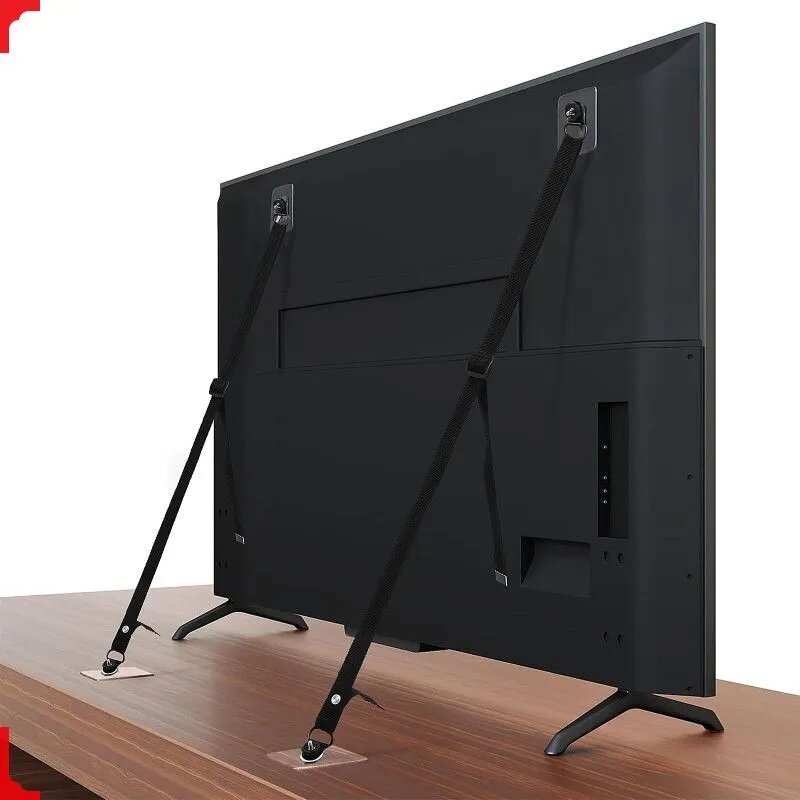 Детские анкеры для мебели, безопасный ремень для телевизора, защита от детей, черный 98.00X2.00X0.10CM