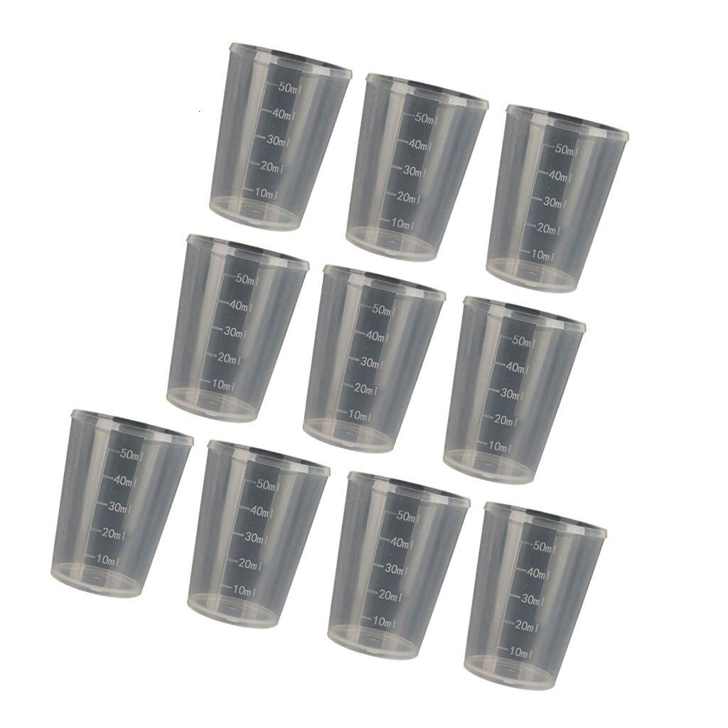 Набор из 5 мерных стаканов, 50ml
