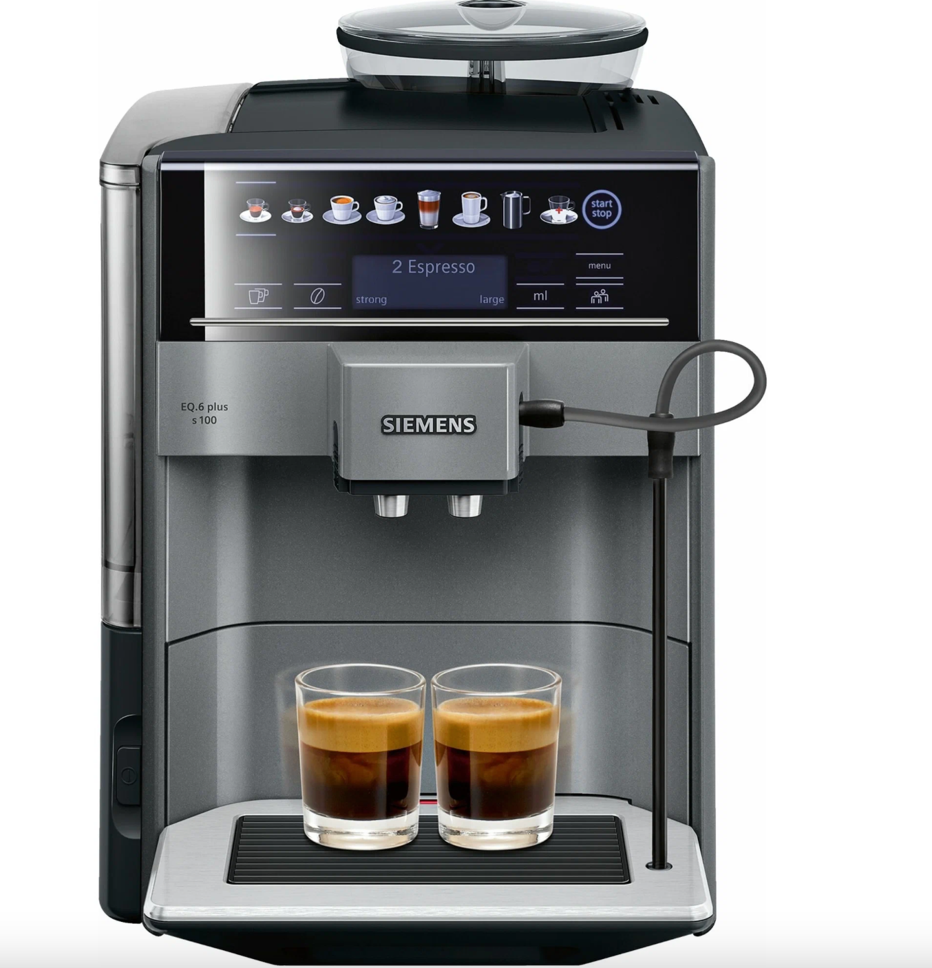 Кофемашина Siemens TE651209RW EQ.6 plus s100, серый