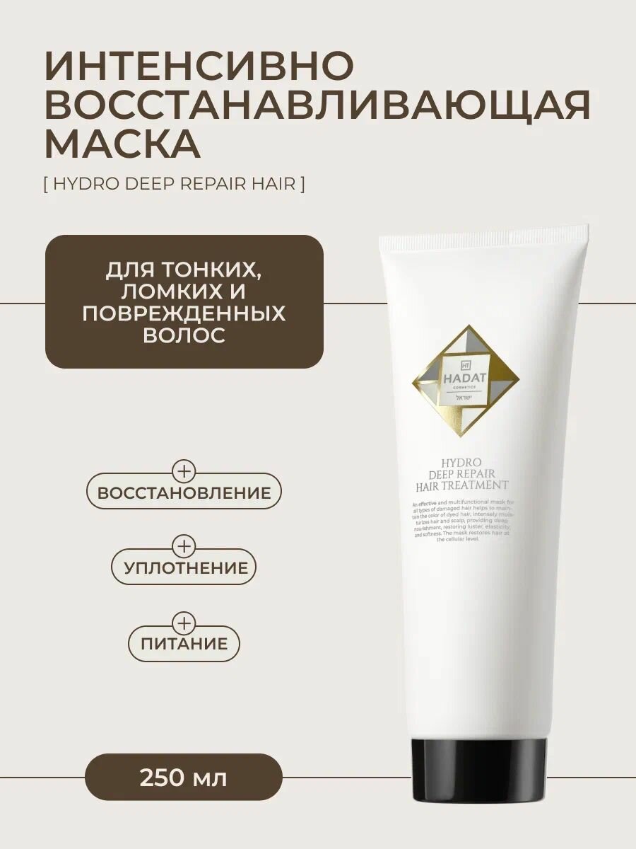 Интенсивно восстанавливающая маска для волос, 250 мл