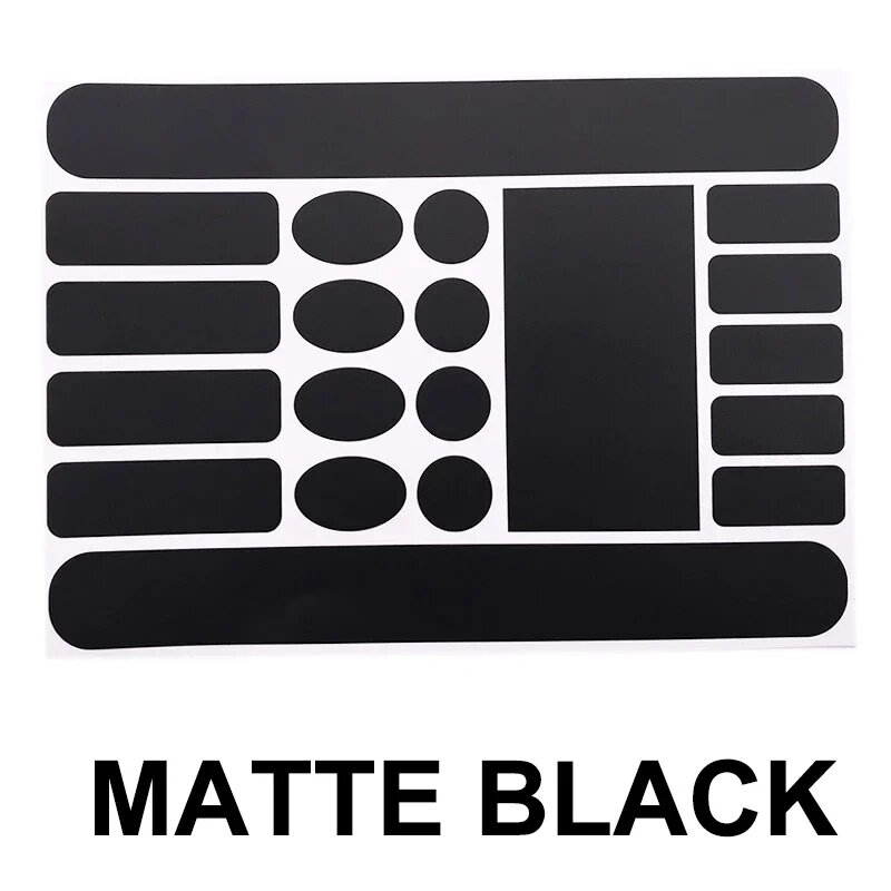 Защитная наклейка для цепи велосипеда Черный, Matte Black