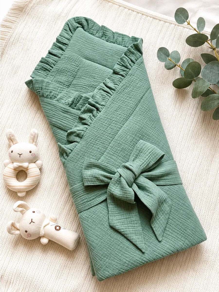 Муслиновый конверт на выписку