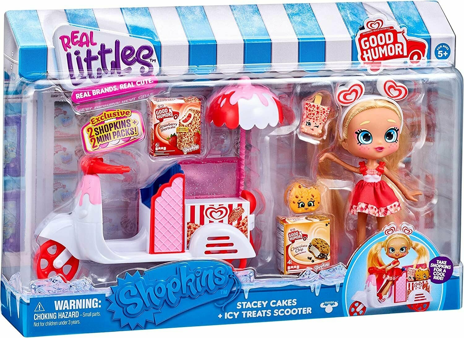 Магазинные куклы Real Littles Стэси Торты + Ледяные лакомства Самокат