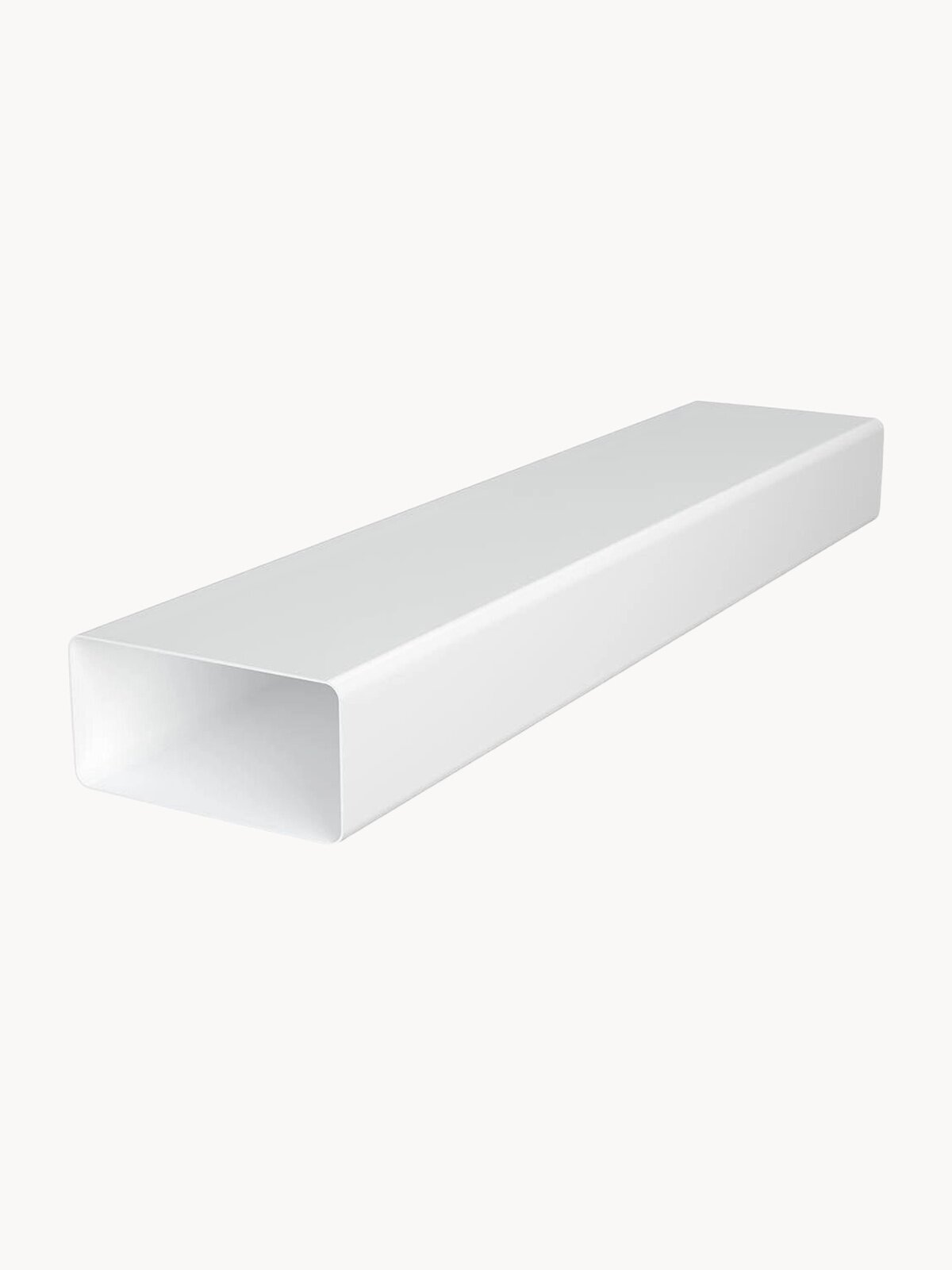 Воздуховод прямоугольный 60х204 мм, ERA 620ВП , длина 50 см, пластик белый