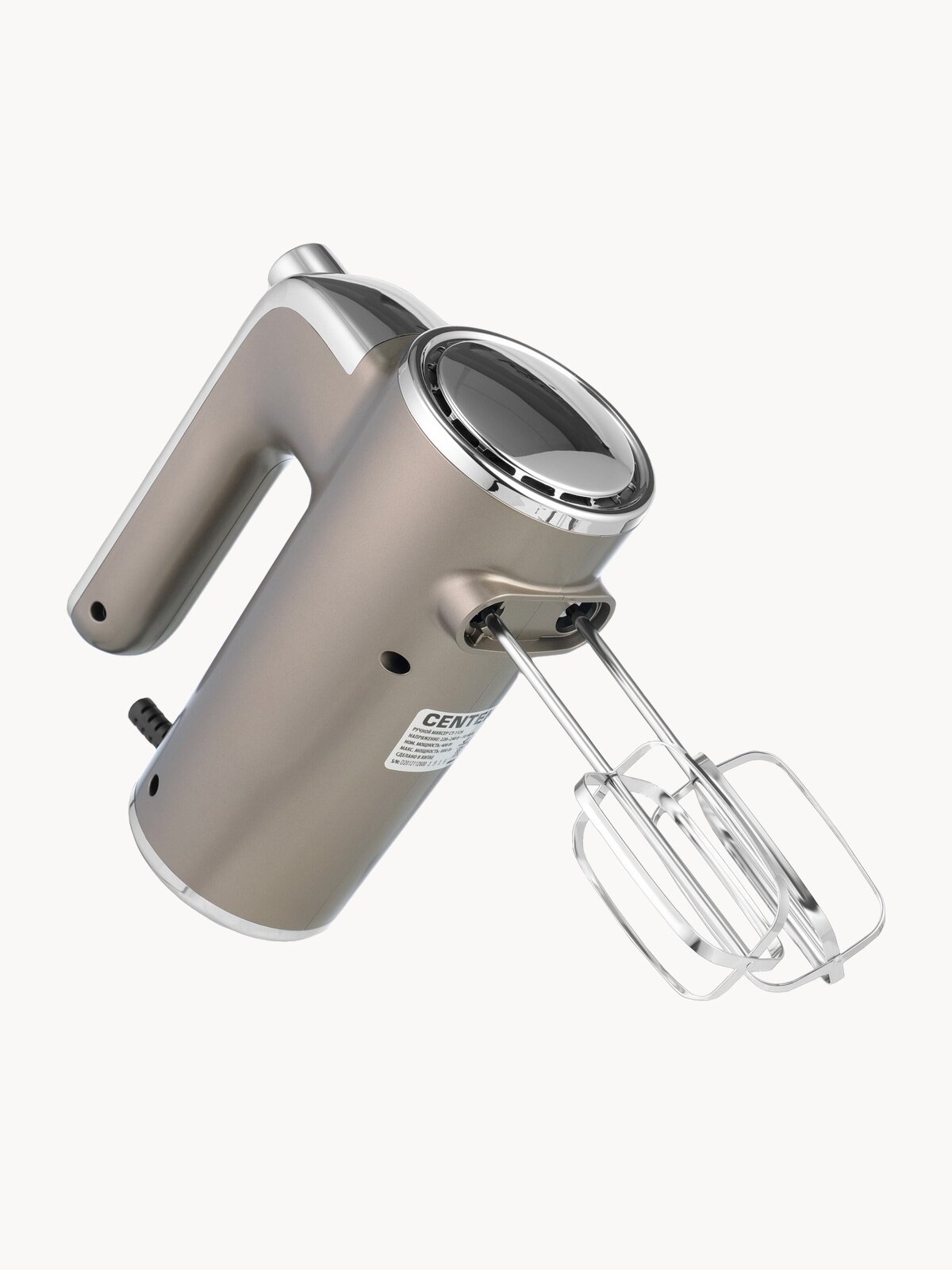 Миксер Centek CT-1126 800Вт, 5 скоростей + турбо режим, плавный старт, взбивание/замешивание