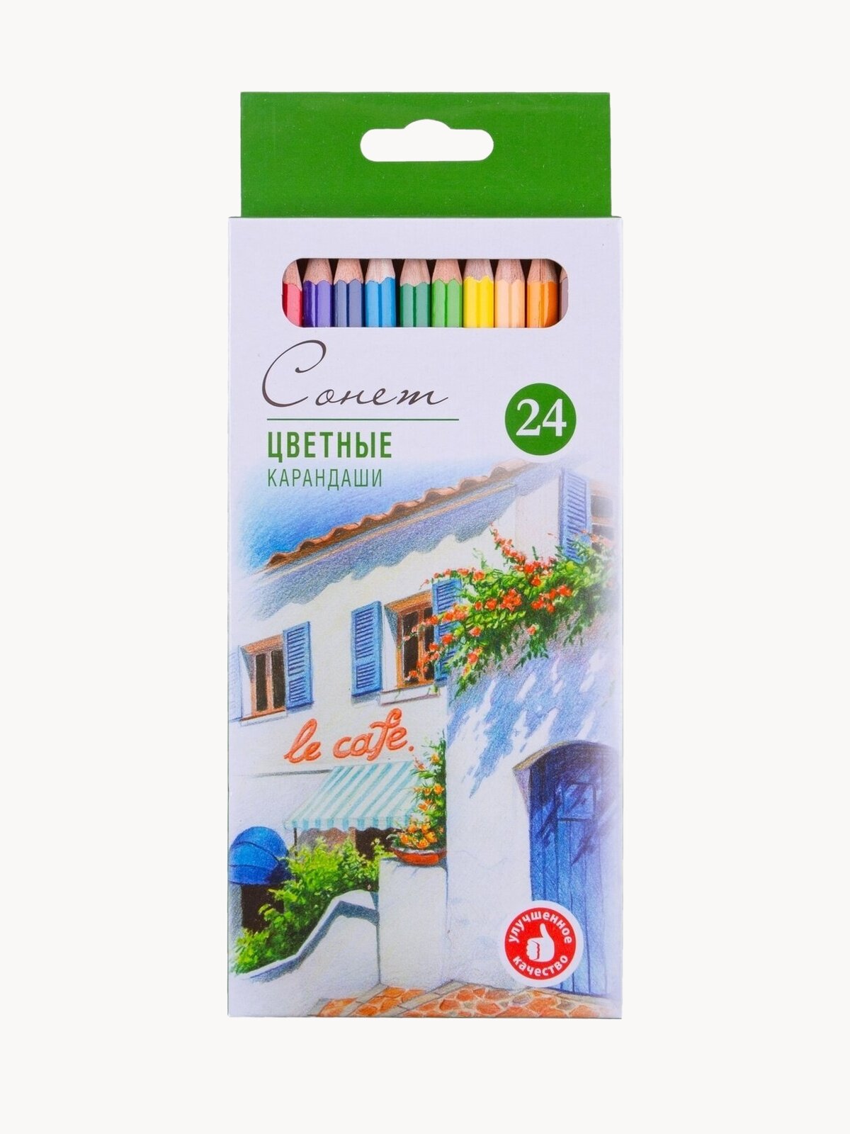 Карандаши цветные Невская палитра Сонет, 24 цвета 13141433