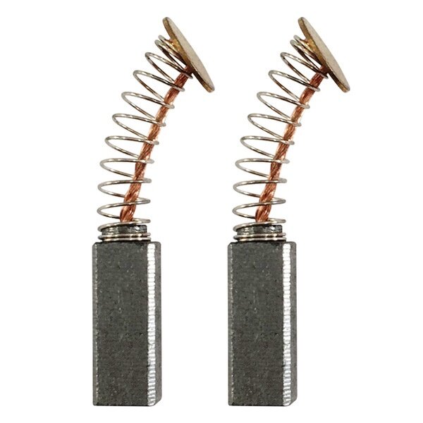 Щетки коллекторные 5 х12 х29 мм для мотор пылесоса Тайфун. Клемма пружина пятак-круг d7