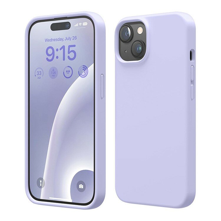 Elago силиконовый чехол для iPhone 15, Soft silicone (Liquid) Purple
