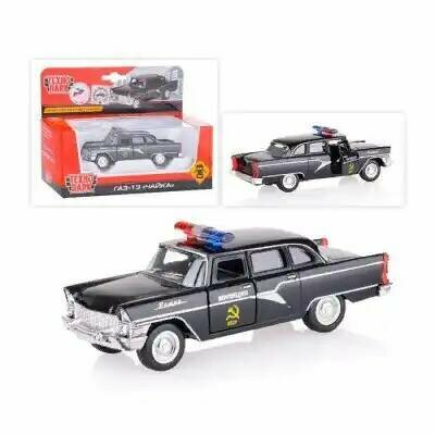 Металлическая машинка Чайка, черная