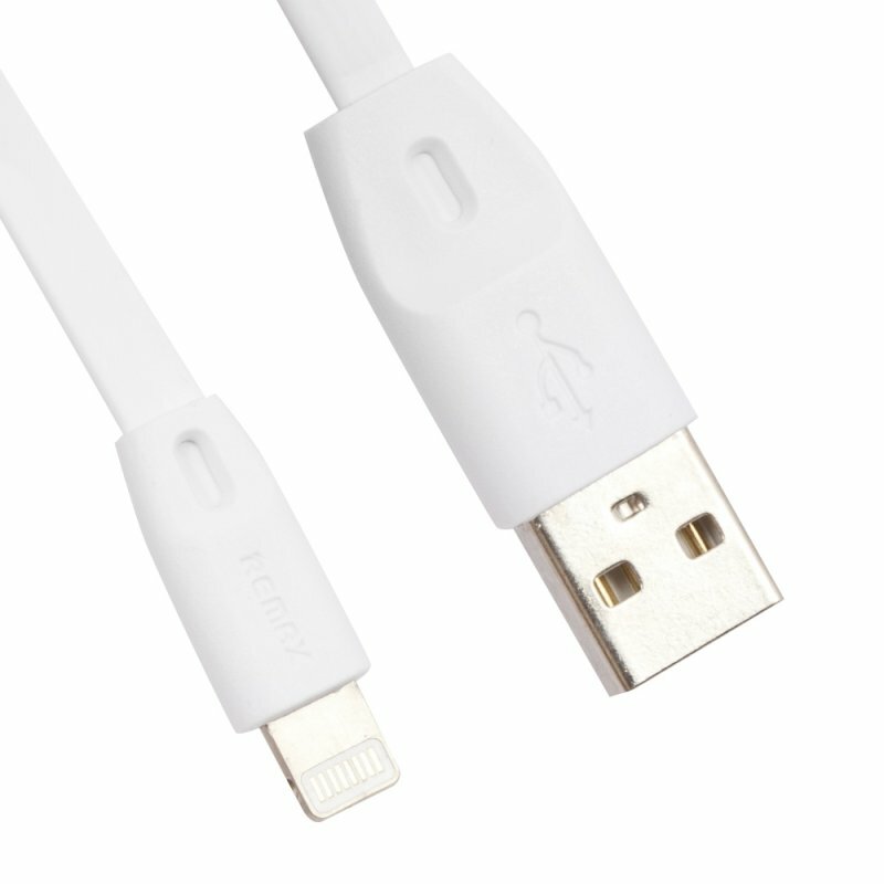 USB Дата-кабель Remax Full Speed для смартфона Apple Lightning 8-pin, 1 метр, белый