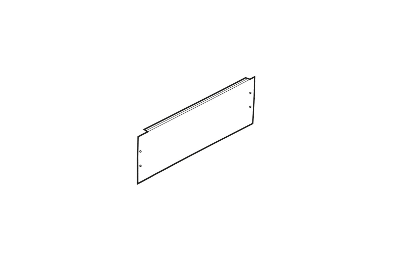 Фальшпанель для ВРУ 200х450 мм глухая TDM ELECTRIC