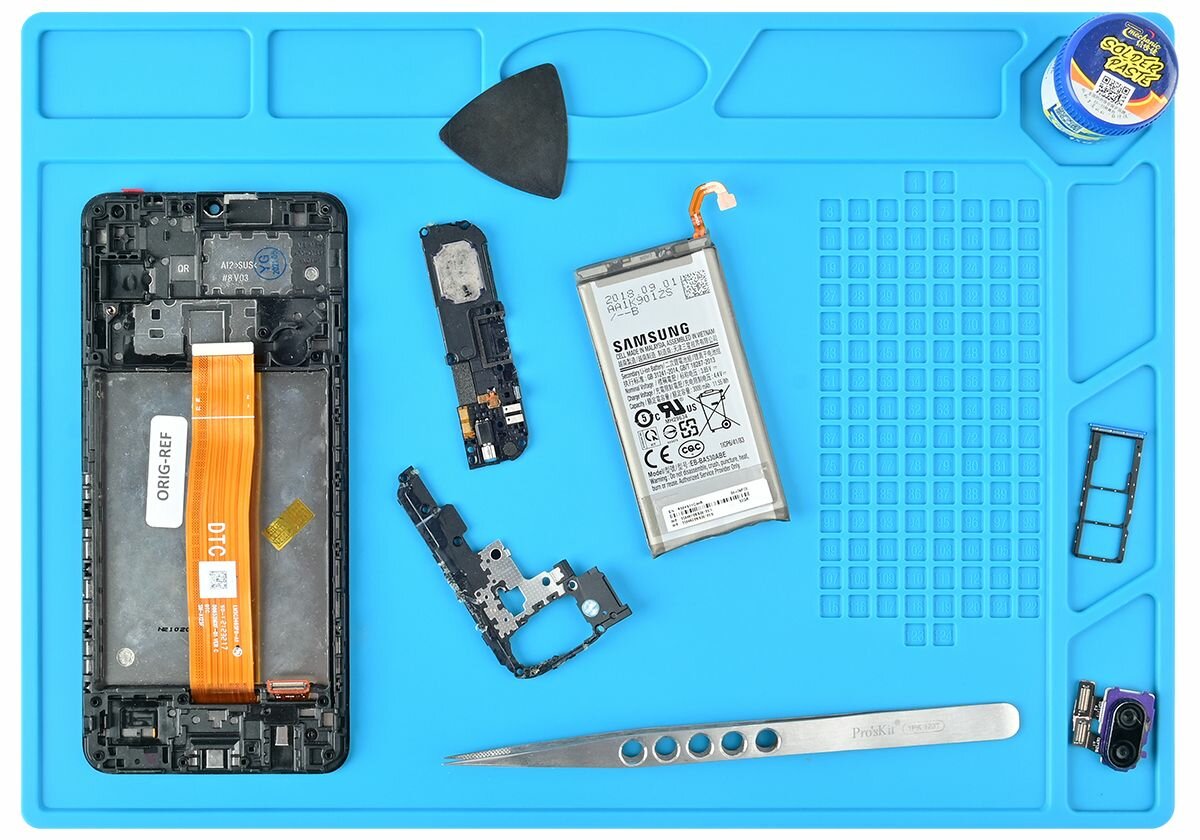 Коврик для пайки силиконовый 2022 термостойкий 32х23x0,5 см